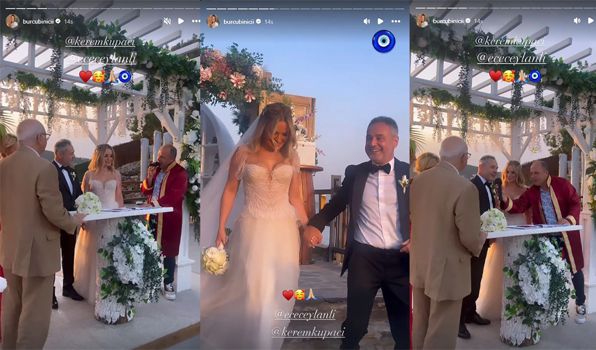 Kerem Kupacı ile Ece Ceylanlı evlendi - Elips Haber