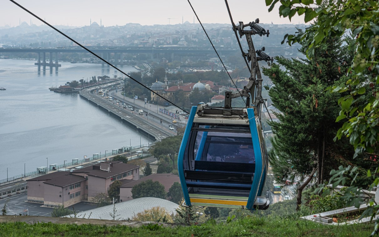 İstanbul'daki teleferik seferlerine hava muhalefeti engeli - Elips Haber