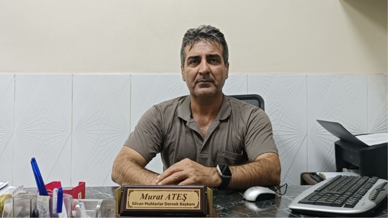 Silvan Muhtarlar Derneği Başkanı Murat Ateş silahlı saldırıya uğradı ...